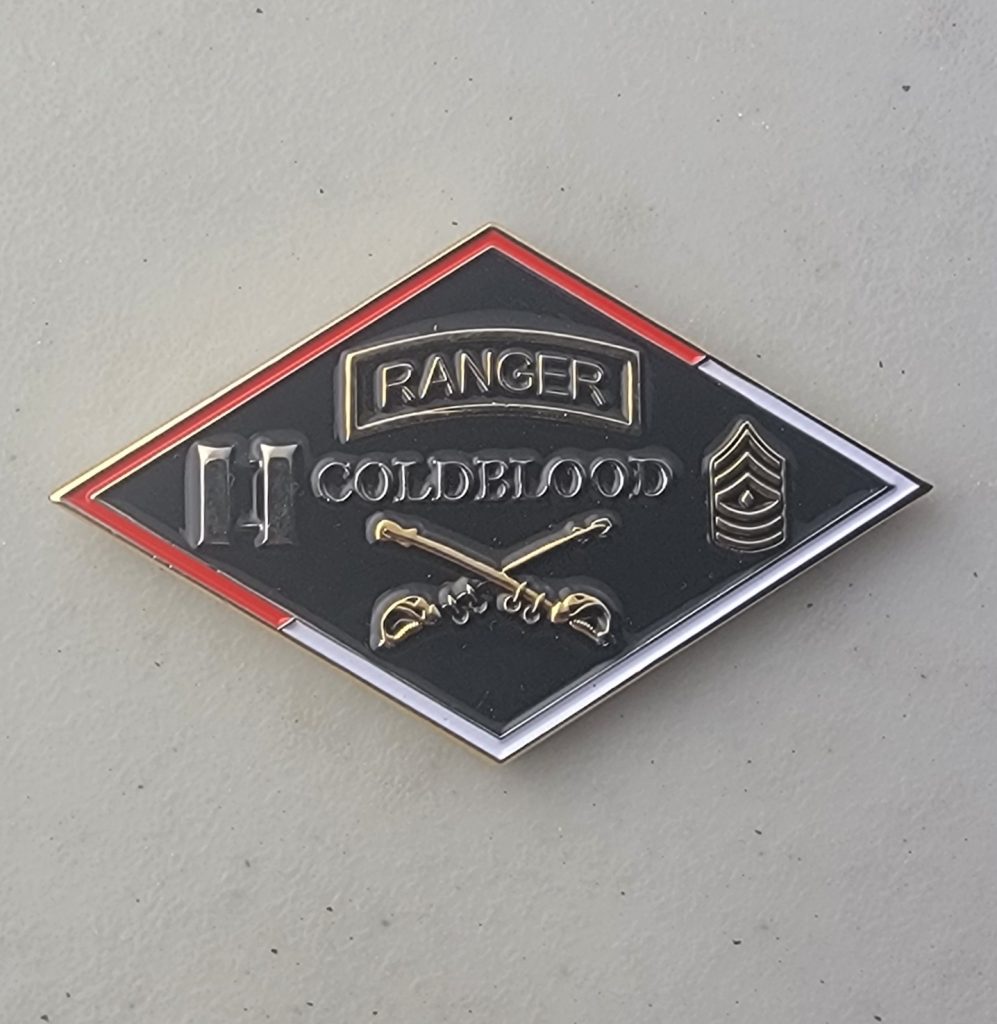 RANGER – COLD BLOOD – Challenge Coin – challenge-coins.com