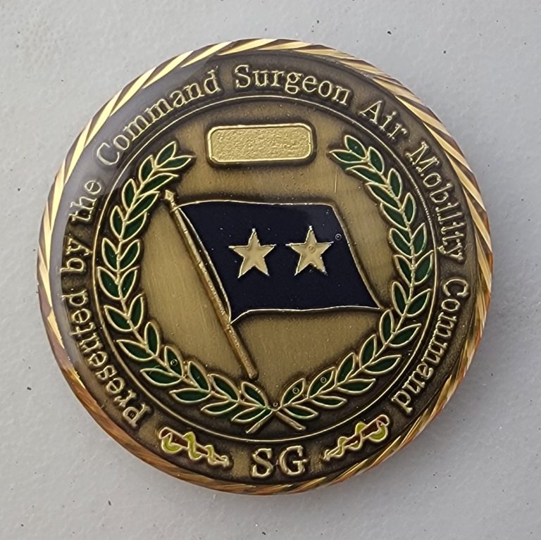 AIR MOBILITY COMMAND – 2 STAR – Challenge Coin – challenge-coins.com