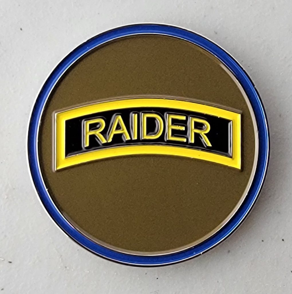 RAIDER – Challenge Coin – challenge-coins.com