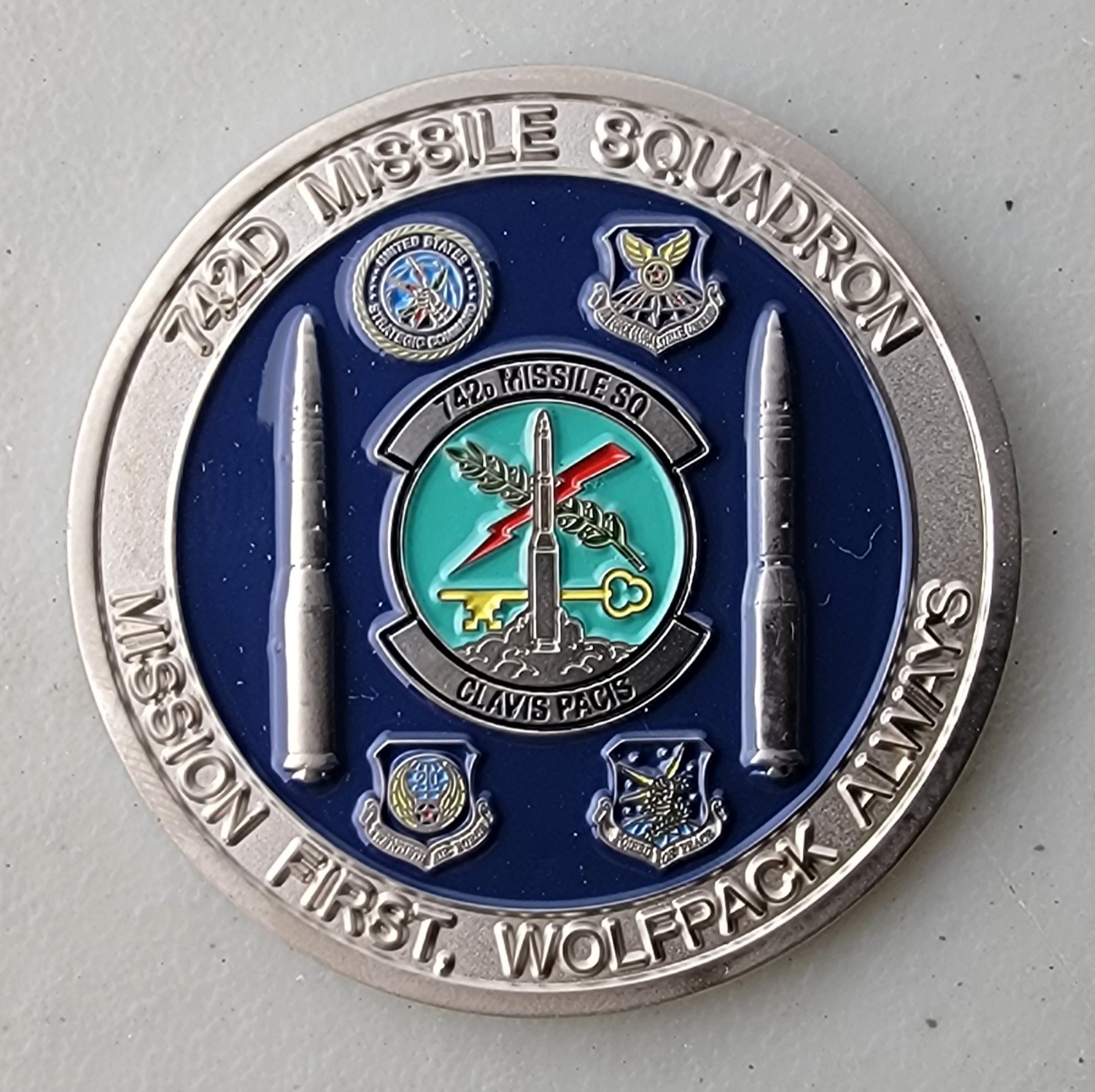 742D MISSILE SQUADRON Challenge Coin Challenge coins